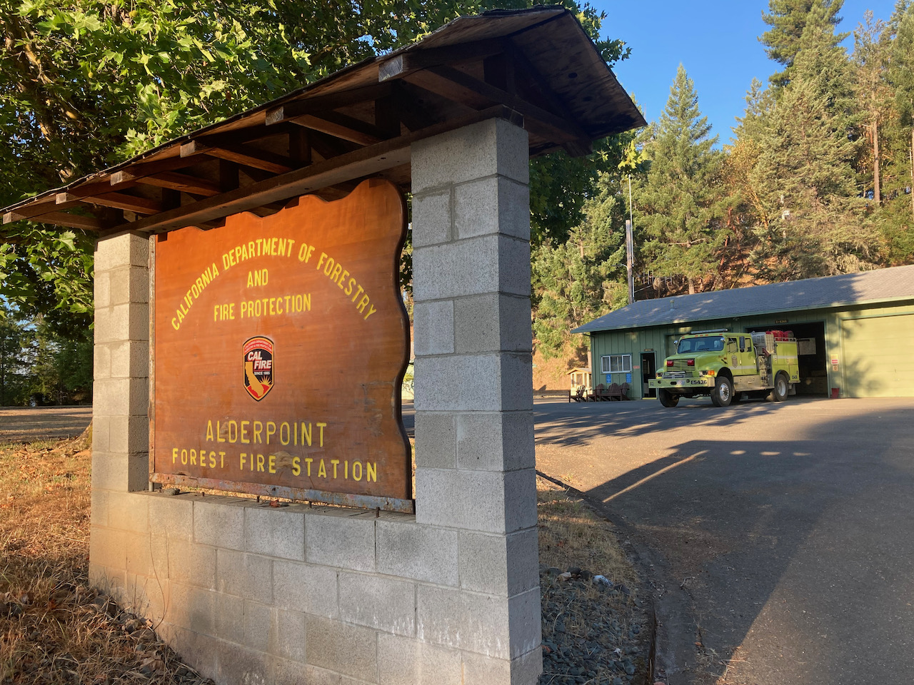 Assignment to CalFire Alderpoint station | Briceland Volunteer Fire ...